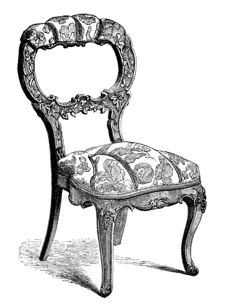 Antique Chairs ~ Free Clip Art Engravings - The Old Design Shop