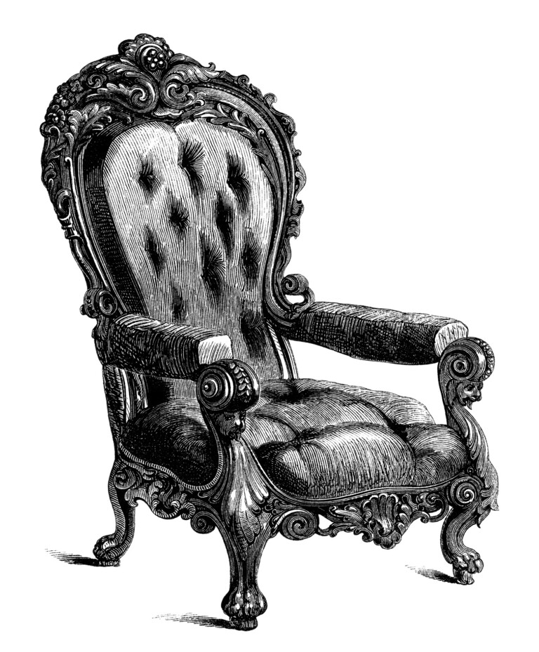 Antique Chairs ~ Free Clip Art Engravings - The Old Design Shop