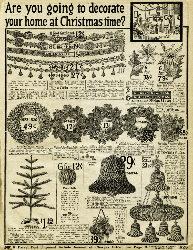Vintage Christmas Decorating ~ Free Printable Catalogue Pages - The Old ...