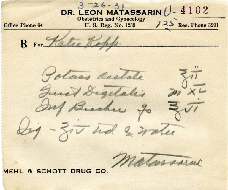 Vintage Prescription Ephemera - The Old Design Shop
